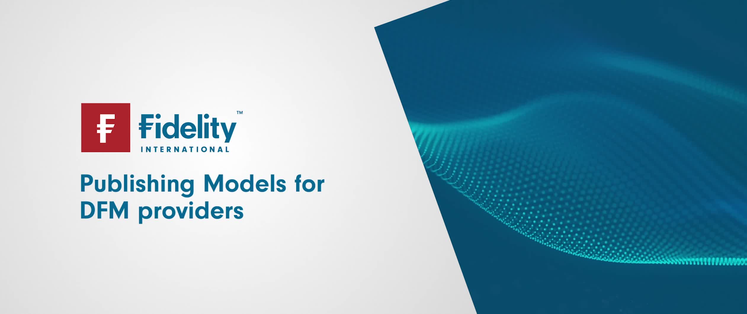 Publish models for DFM